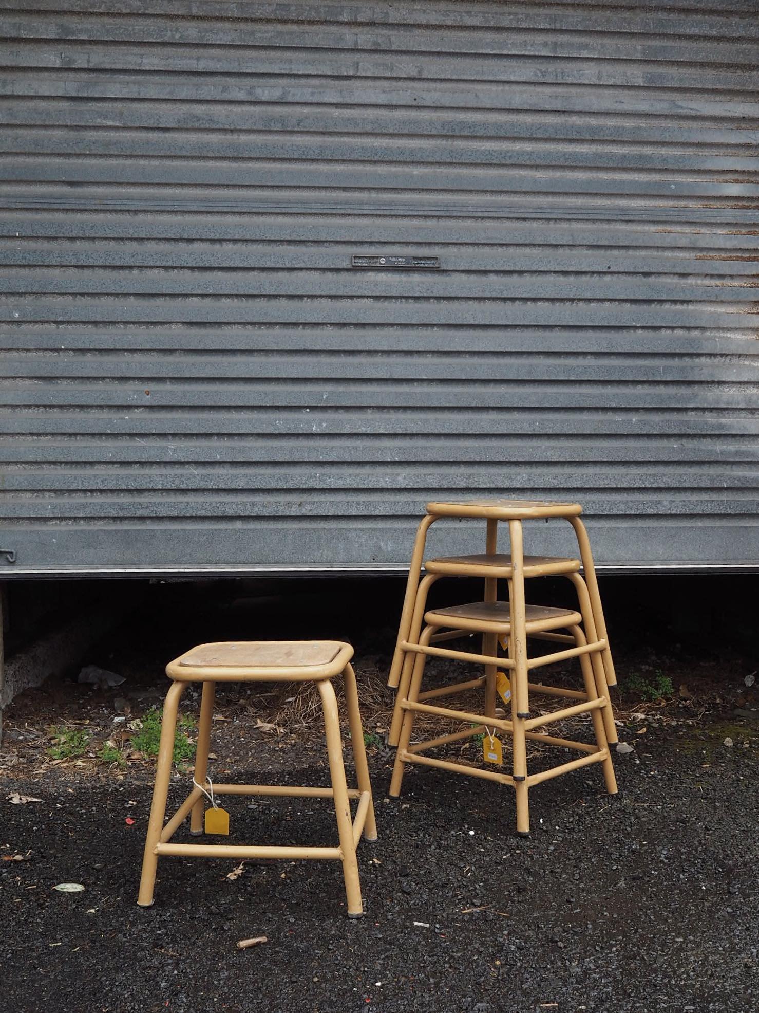 French Vintage Lab Stool - Rivet - Vintage Shop & Gallery from Raglan